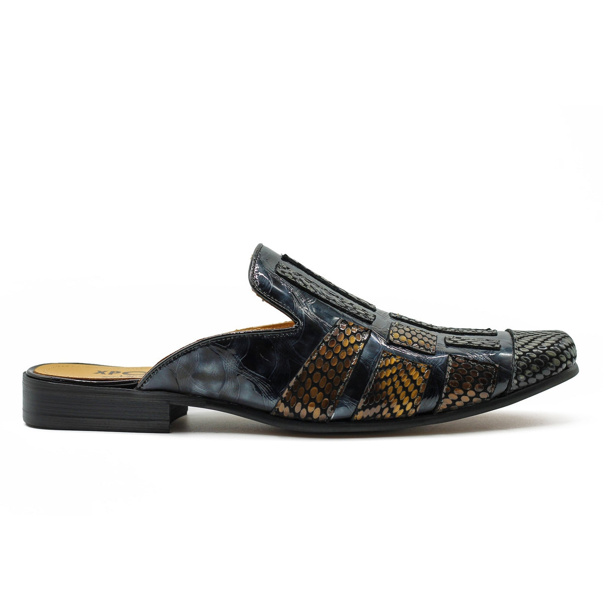 Real Leather Half Shoes Detailed Print Loafers – Sartorial Shoes